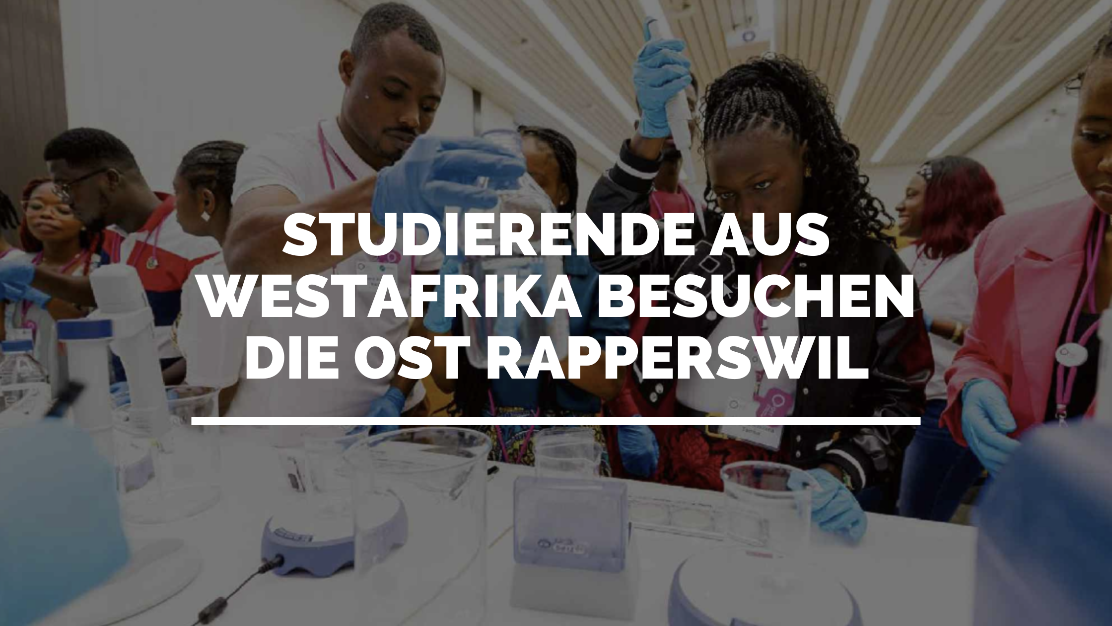 Studierende aus Westafrikabesuchen die Ost Rapperswil - Bowier Trust ...